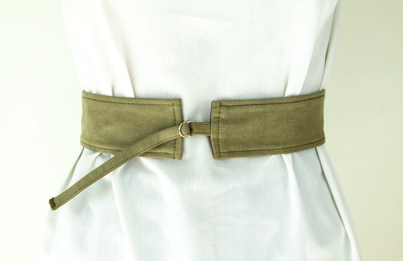 Wide Belt Hand Embroidery Beadwork Artisan Boho Chic Hippie Cottоn ...