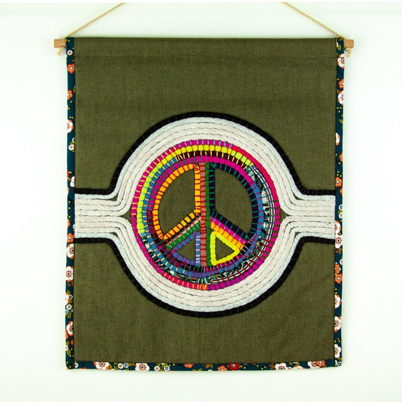 Peace Sign Applique - Etsy