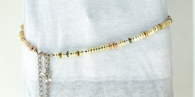 Hip Belt Vintage Buttons Butterfly Charm Artisan Boho Hippie Chain ...