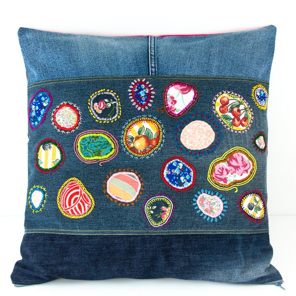 Denim Cushions - Etsy UK