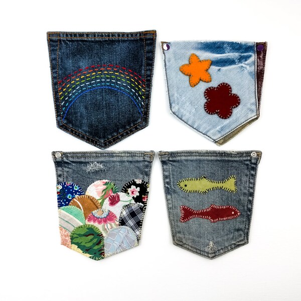 Denim Pockets - Etsy