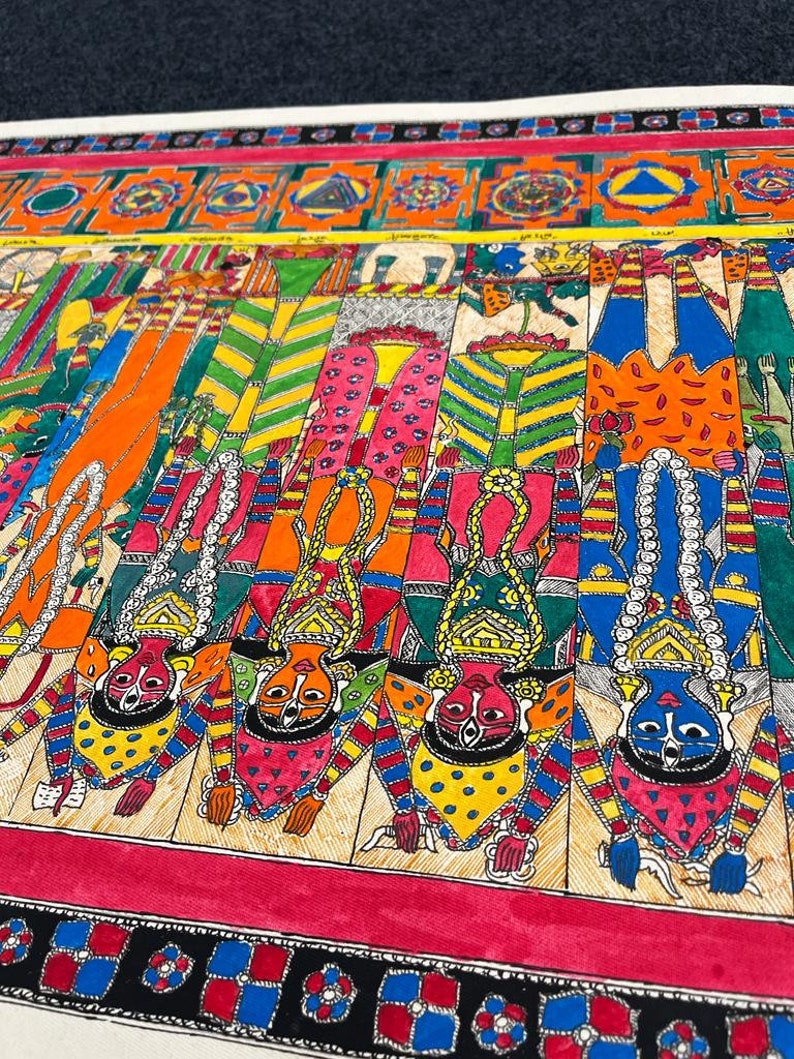 Original Ma Kali Das Mahavidya Ten Maha Vidya Painting : Size 58 78 Cm ...