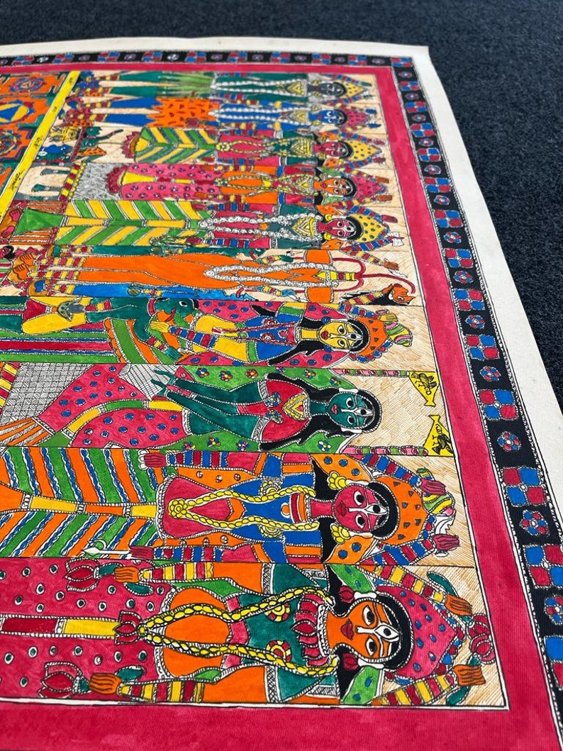 Original Ma Kali Das Mahavidya Ten Maha Vidya Painting : Size 58 78 Cm ...