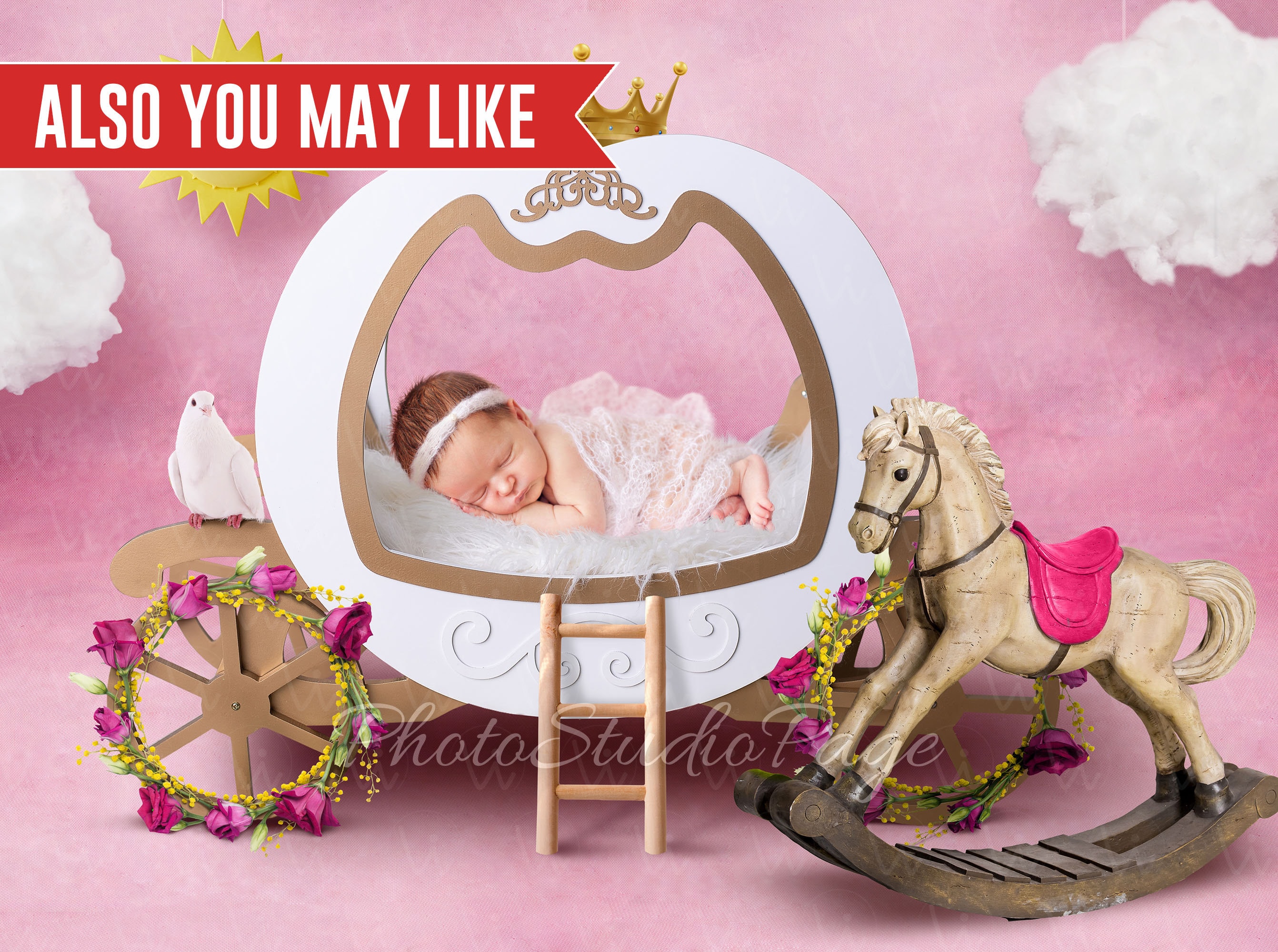 Digital Backdrop Baby Gray Background Photography Moon Backdrop, Boy ...