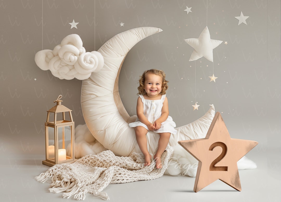 Digital Second 2 Birthday Two Backdrop Photography Background for Baby ...