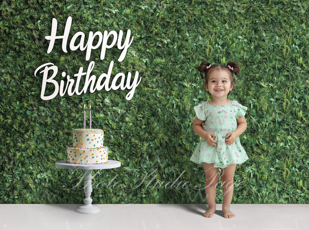 Digital Second 2 Two Year Birthday Backdrop Second Birthday Ideas Baby ...