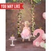 Digital Third 3 Year Birthday Backdrop, Baby Girl Birthday Background ...