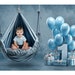 Digital First Birthday Backdrop Background, One Year Birthday ...
