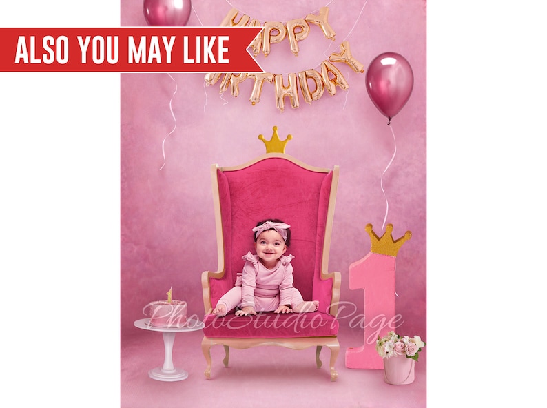 Digital Birthday Backdrop 3rd Birthday Background Three Years Old ...