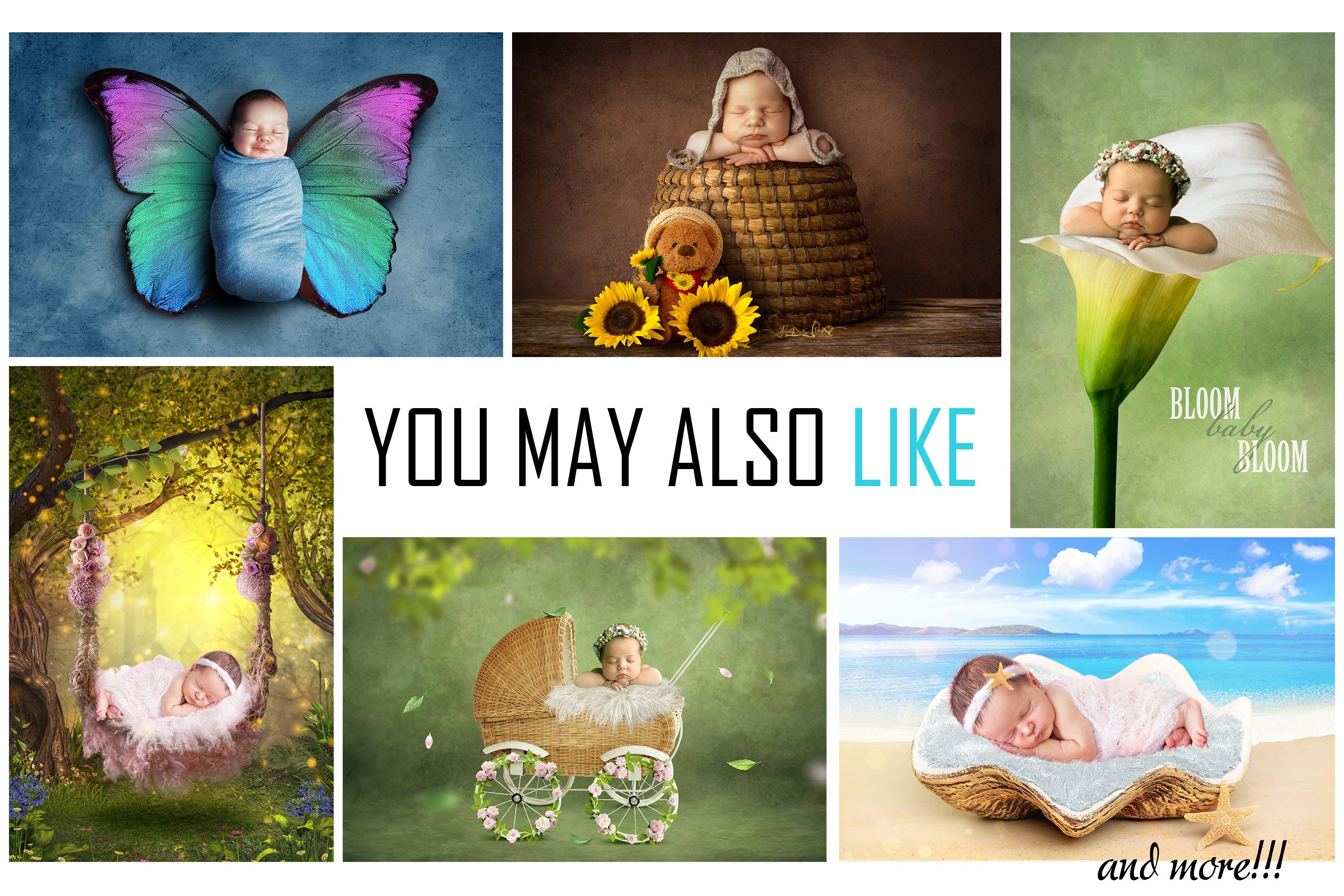 Digital Third 3 Year Birthday Backdrop, Baby Girl Birthday Background ...