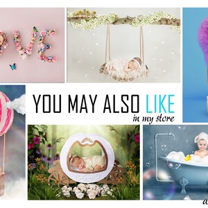 Newborn Digital Backdrop | Photography Background With Animals and ...