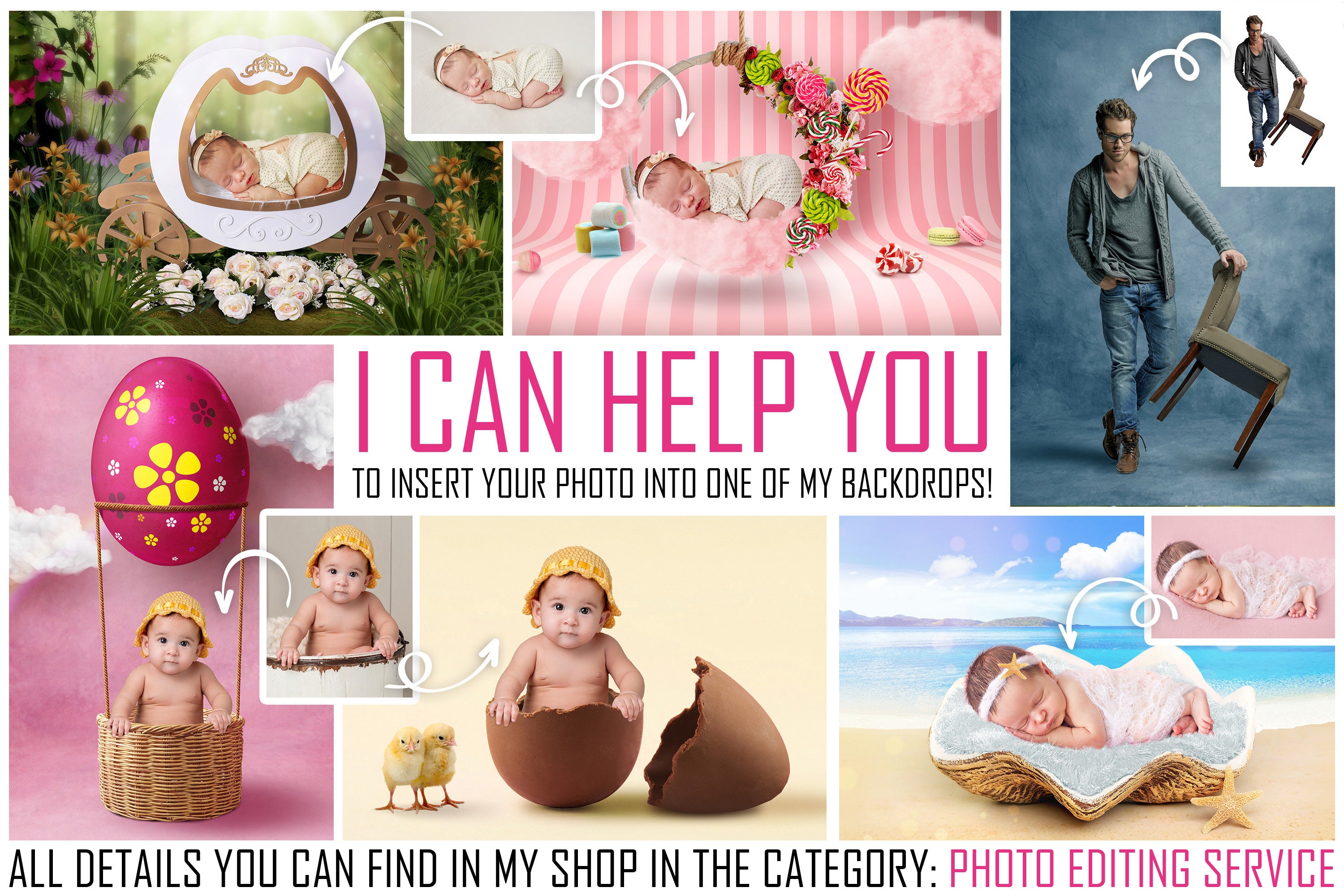 Digital Third 3 Year Birthday Backdrop, Baby Girl Birthday Background ...