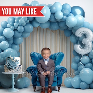 Digital 2nd Second Birthday Two Backdrop Birthday Background for Your ...