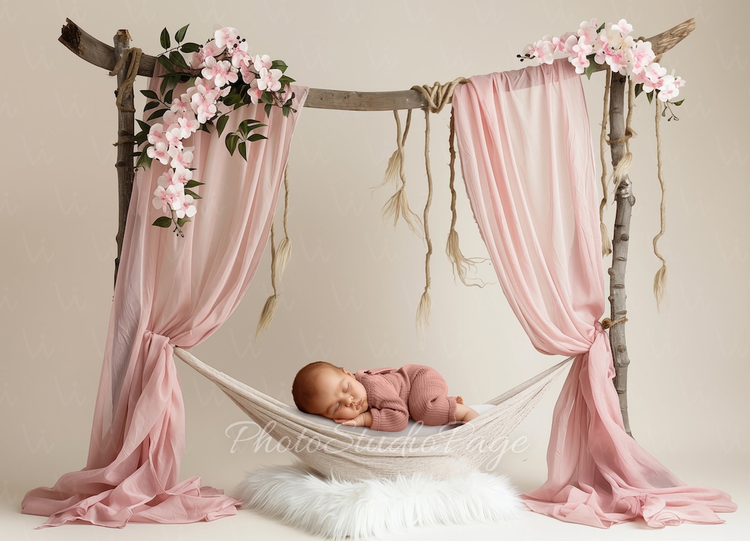 Newborn Digital Backdrop Background for Newborn Photography With Beige ...