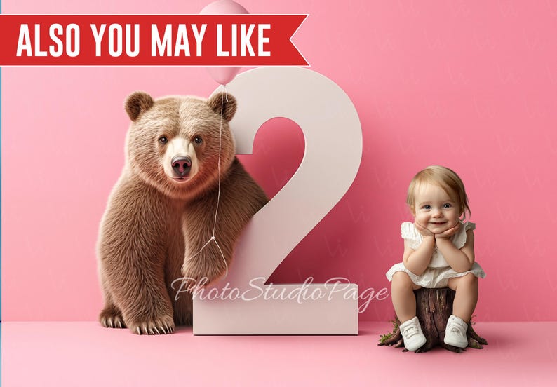 Digital Second 2 Birthday Two Backdrop Photography for Baby Girl Big ...