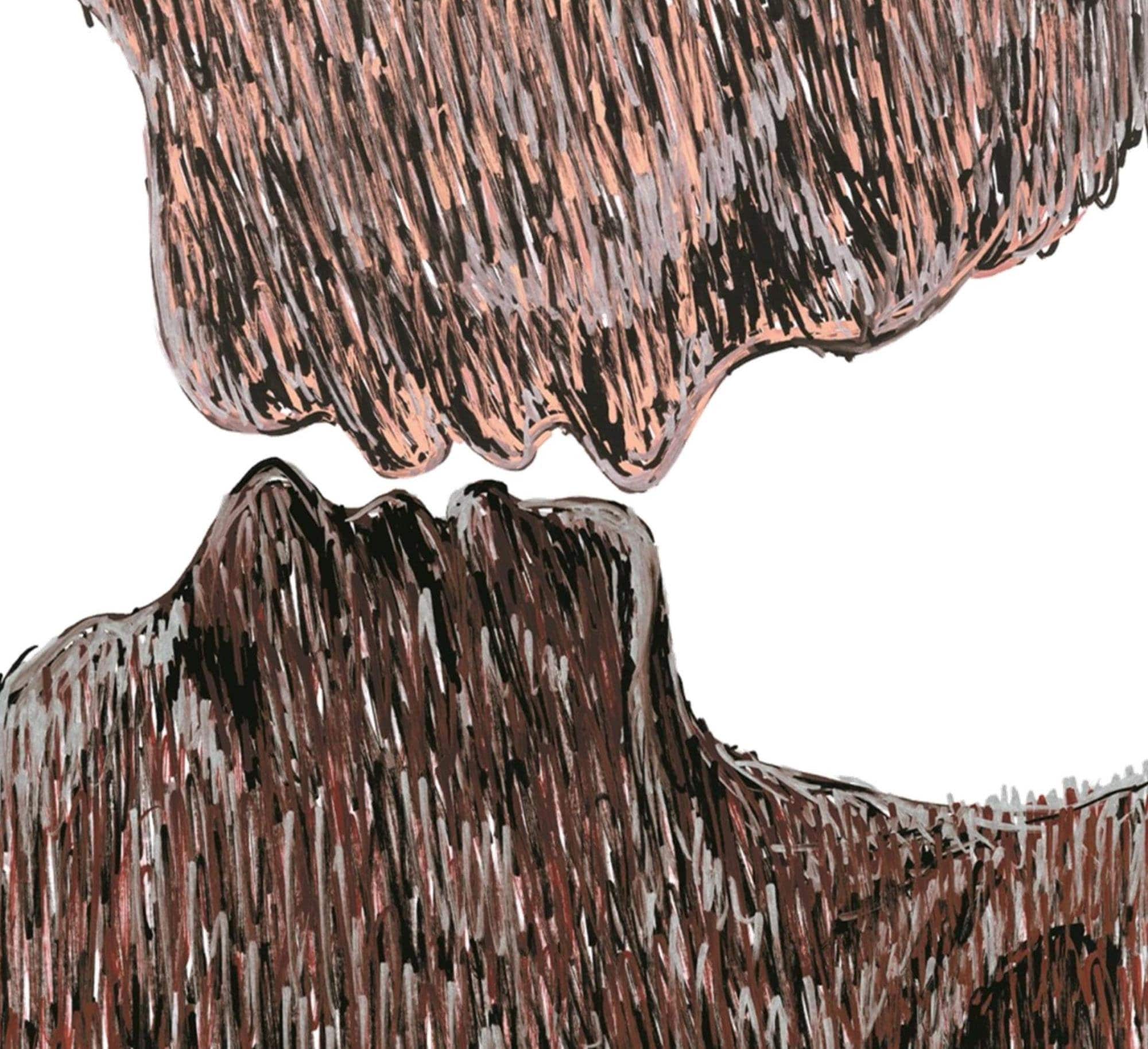 Biracial Art Caramel Woman and White Man. Mixed Race Couple - Etsy