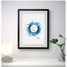 Dark Turquoise Pisces Zodiac Sign Wall Printable. Astrology - Etsy