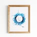 Dark Turquoise Pisces Zodiac Sign Wall Printable. Astrology Star Sign ...