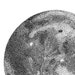Stippled Full Moon Painting Digital Print. Lunar Phases Gray Printable ...