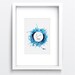 Dark Turquoise Pisces Zodiac Sign Wall Printable. Astrology Star Sign ...