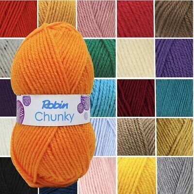 Robin Chunky 100g Yarn Various Colours | Etsy UK