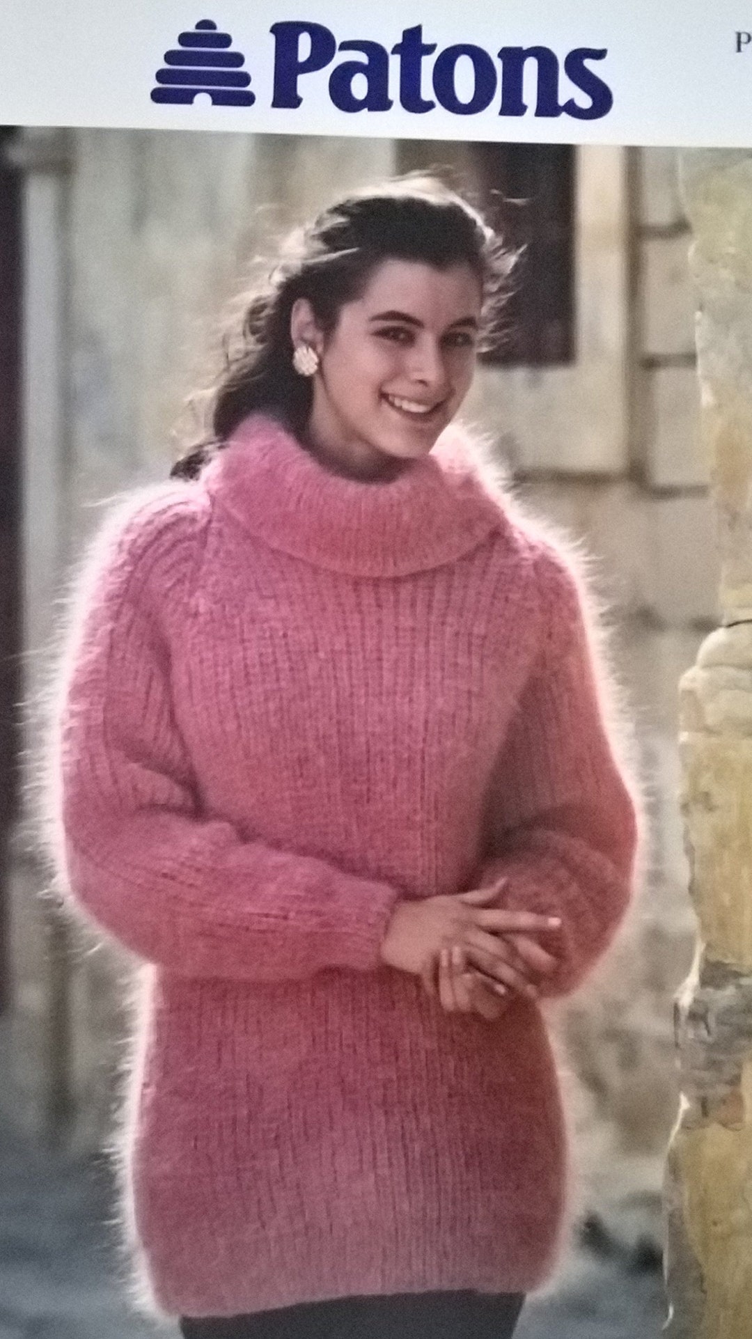 Patons Mohair Pattern 4786 Sweater - Etsy UK