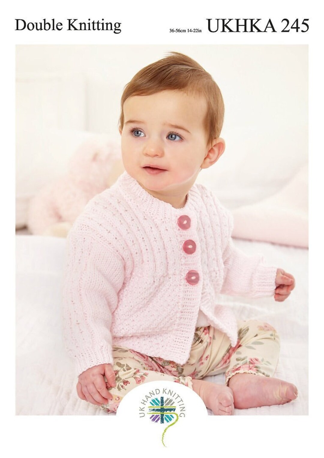 UKHKA Double Knitting Pattern 245 for Cardigan, Jacket and Blanket - Etsy