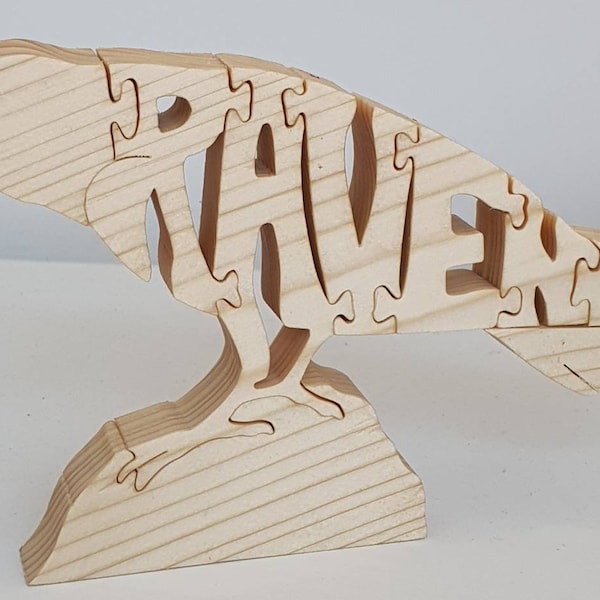 Raven Jigsaw Puzzle - Etsy