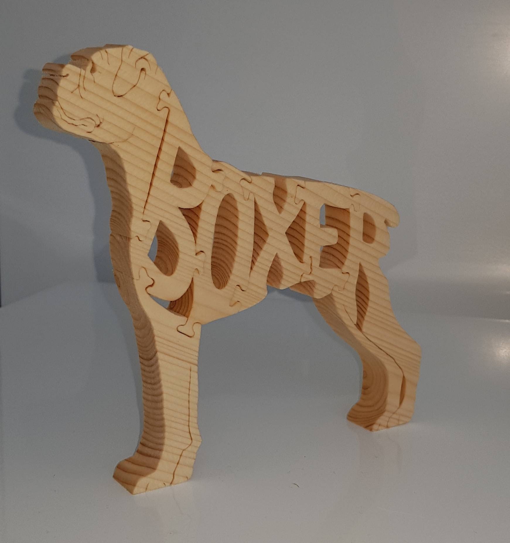 Boxer Dog Wooden Puzzle - Etsy