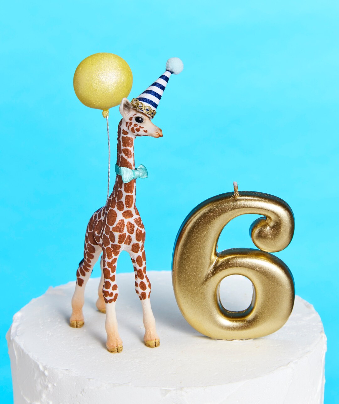 Birthday Giraffe/baby Giraffe Cake Topper/party Animal Cake Topper ...