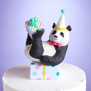 Panda Cake Topper / Party Animal Panda / Party Animal Cake Topper ...