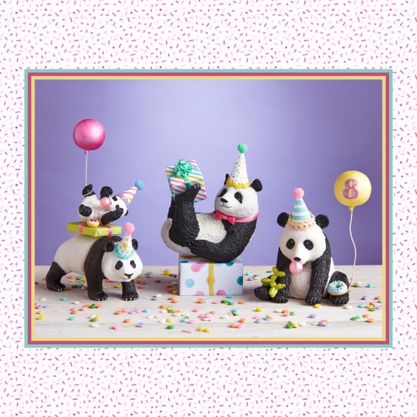 Panda Cake Topper - Etsy