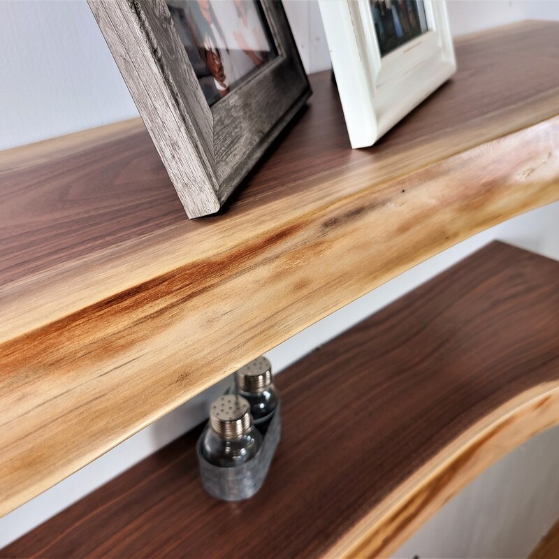 Live Edge Shelf - Etsy