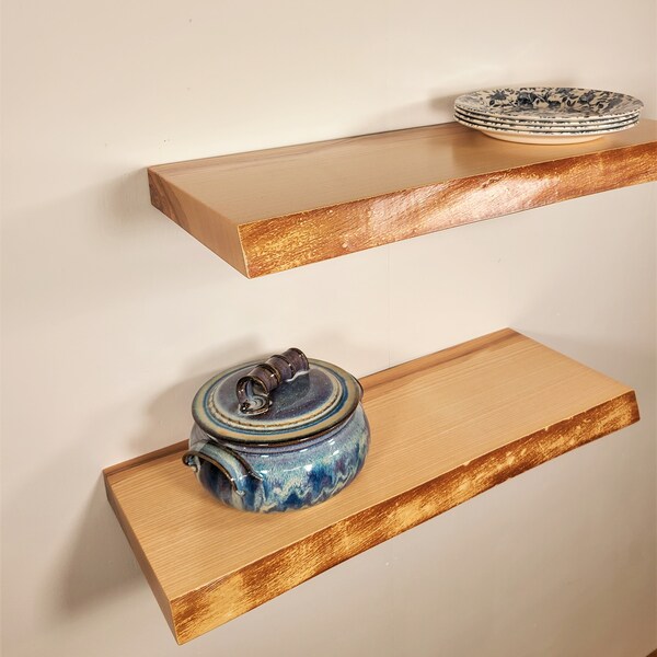 Live Edge Shelf - Etsy
