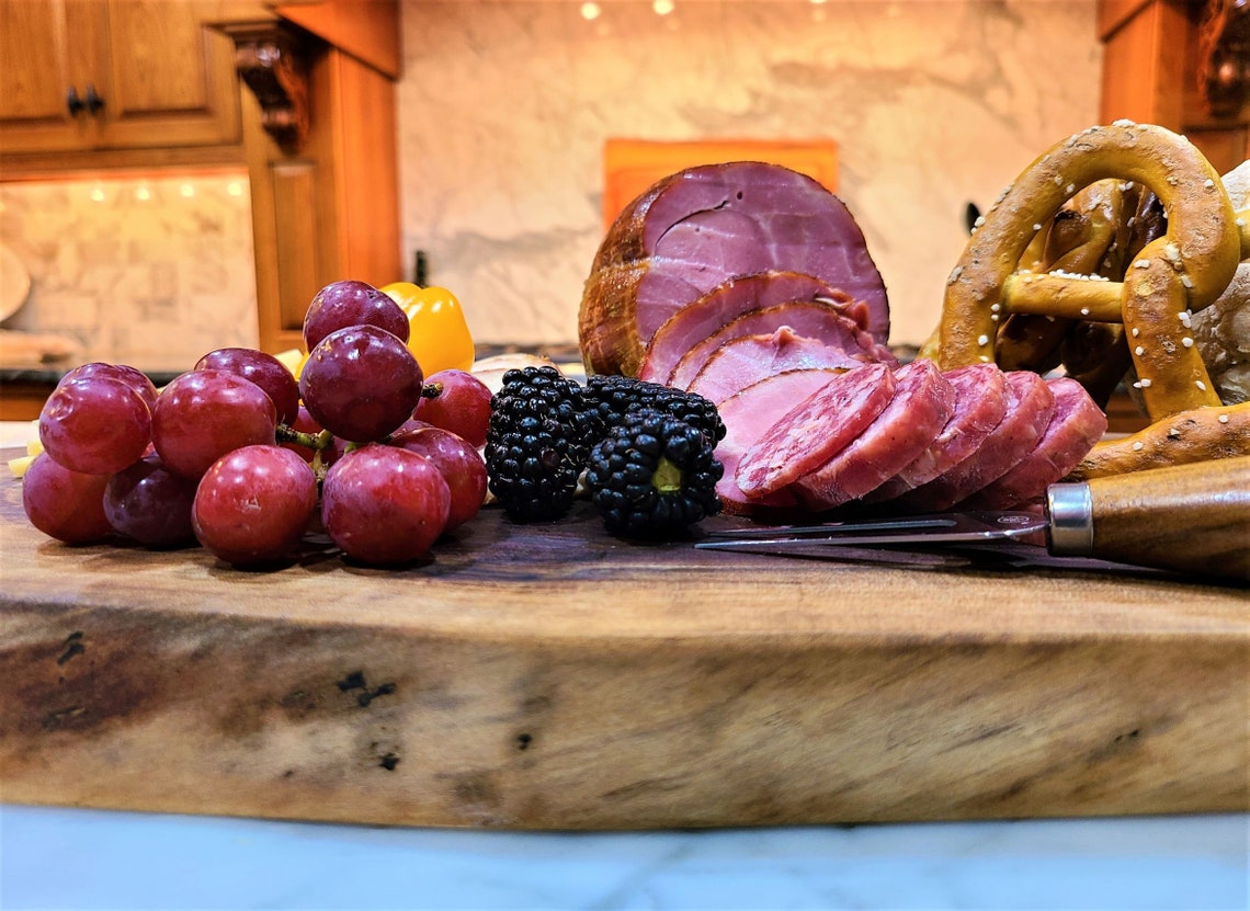 Black Walnut Cross-cut Charcuterie Board Grazing Board Table - Etsy