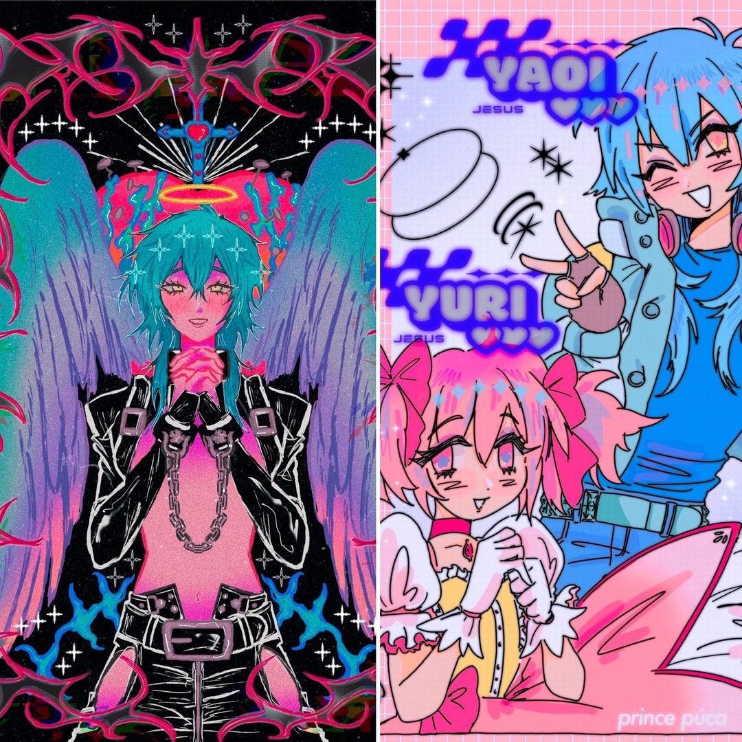 YAOI and YURI Jesus Aoba Dramatical Murder and Madoka & Aoba Native A5 ...