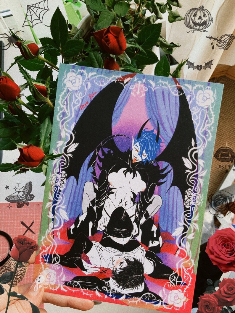 ADAM X TADASHI Sk8 the Infinity Halloween A5 Print - Etsy