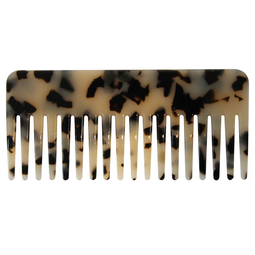 Light Tortoiseshell Rectangle Hair Comb - Etsy