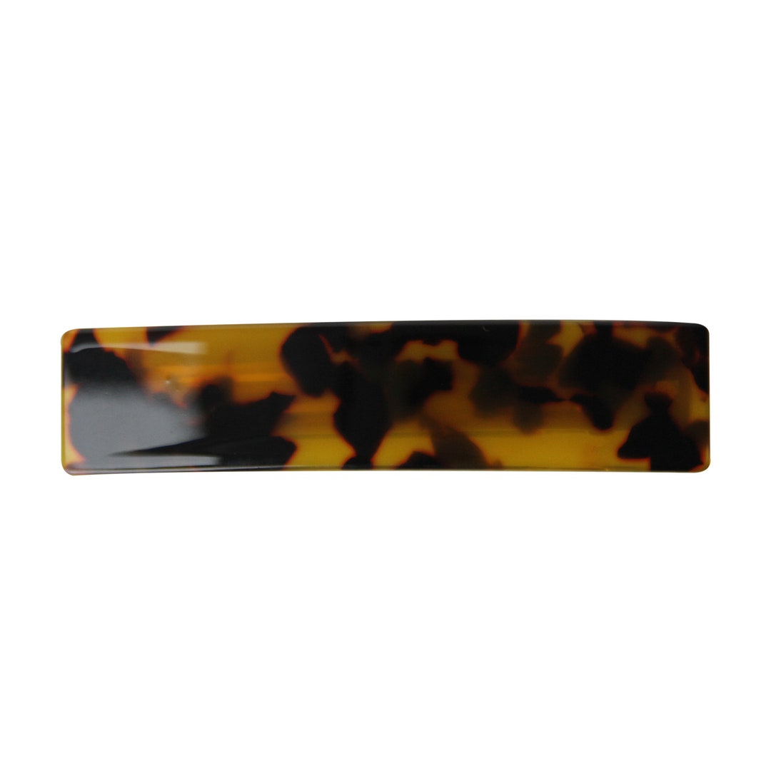 Dark Tortoiseshell Statement Hair Barrette - Etsy