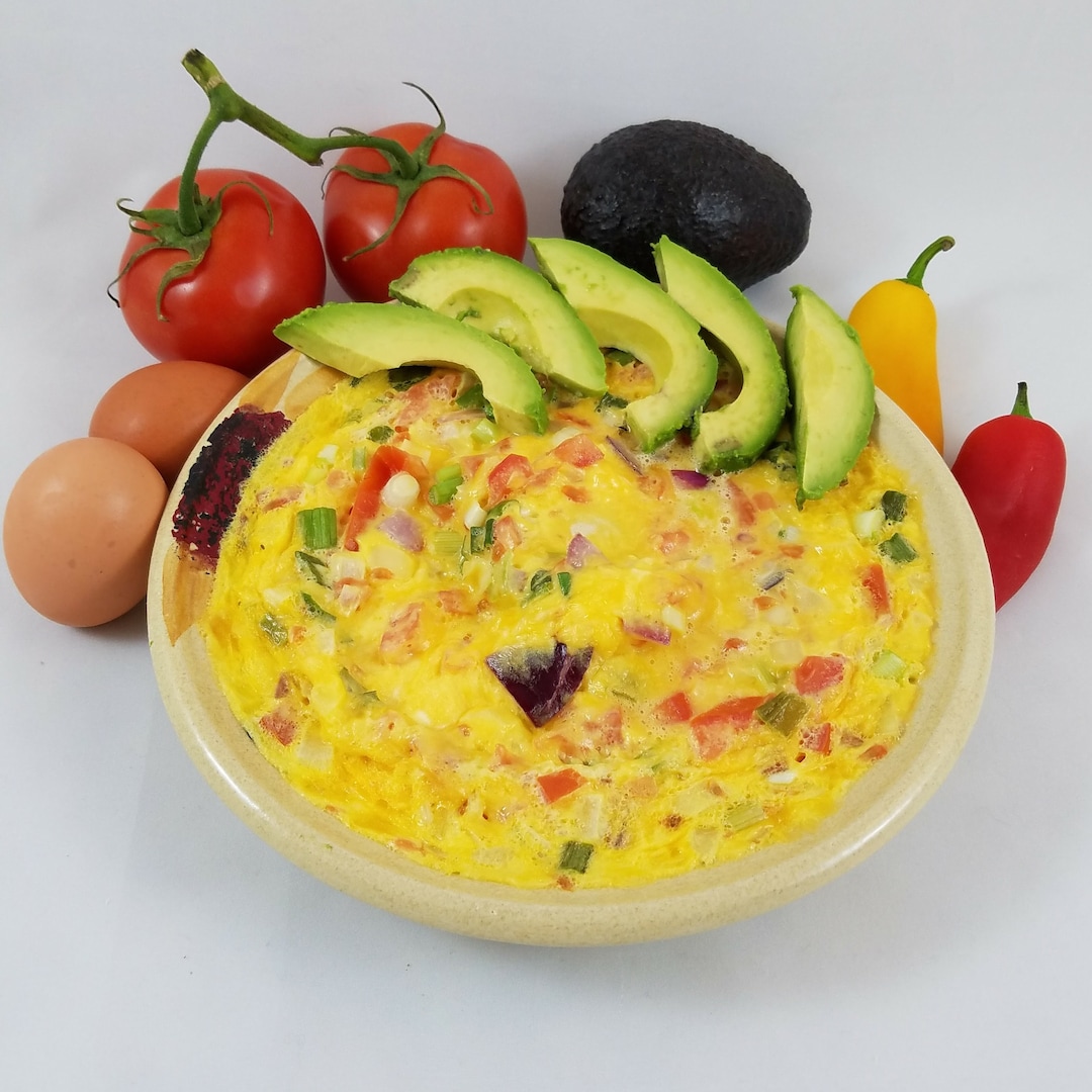 Hand-thrown Omelette Cooker: Solid Color Stoneware by Patrick Tutt - Etsy