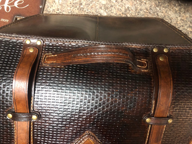 Custom Leather Laptop Briefcase - Etsy
