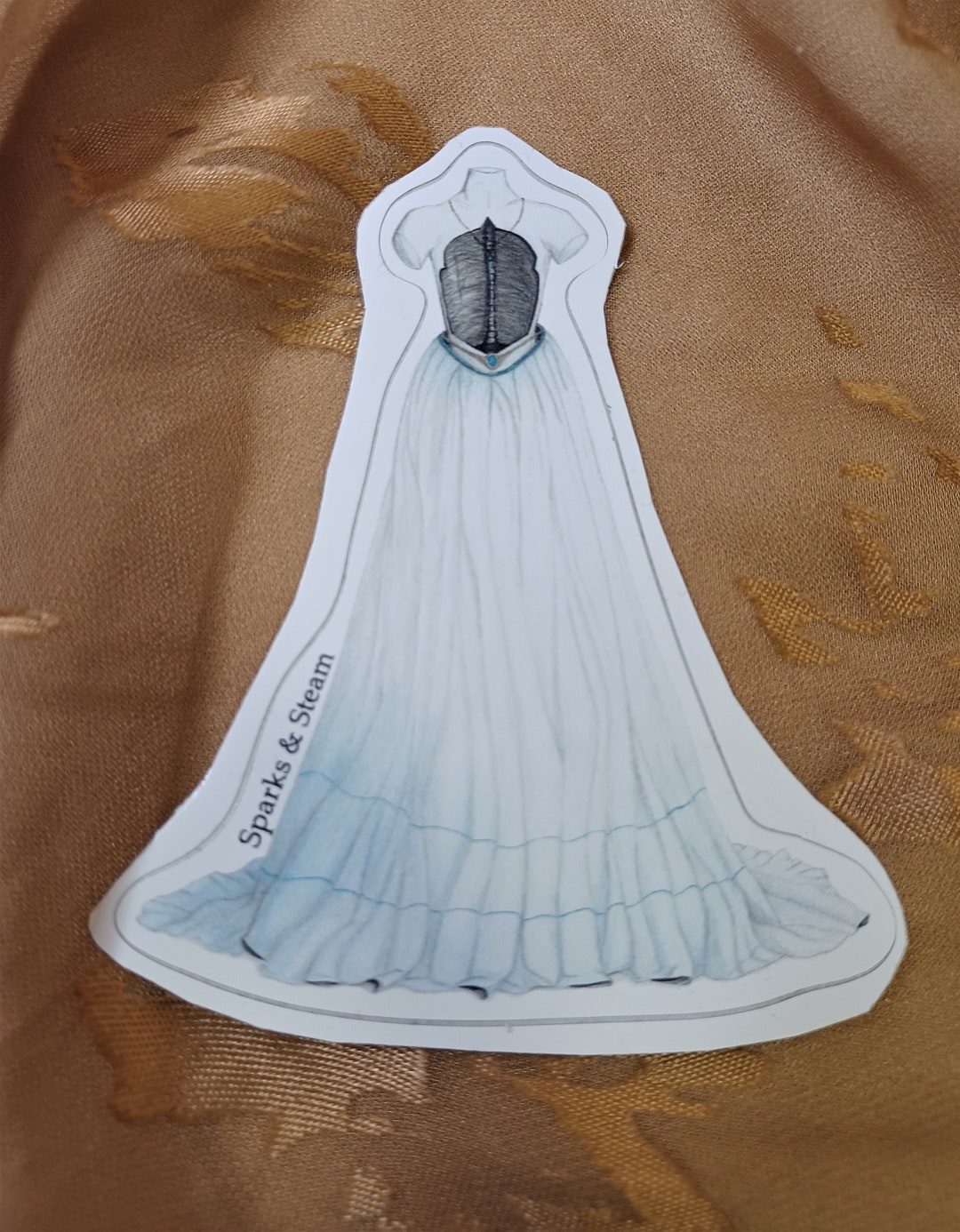 Sadness Steampunk Mannequin Vinyl Sticker: Color Pencil Art - Etsy