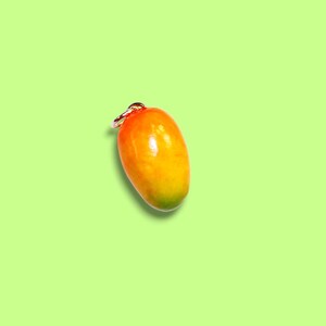 Mango Charm | Tropical Fruit Charm for Keychains & Jewelry - Etsy