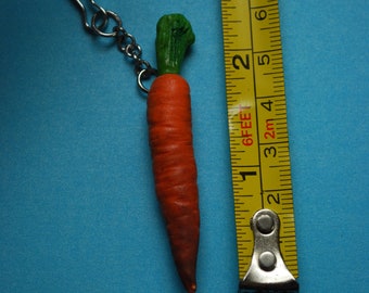 Kawaii Carrot Charm Polymer Clay Cute Keychain Pendant - Etsy