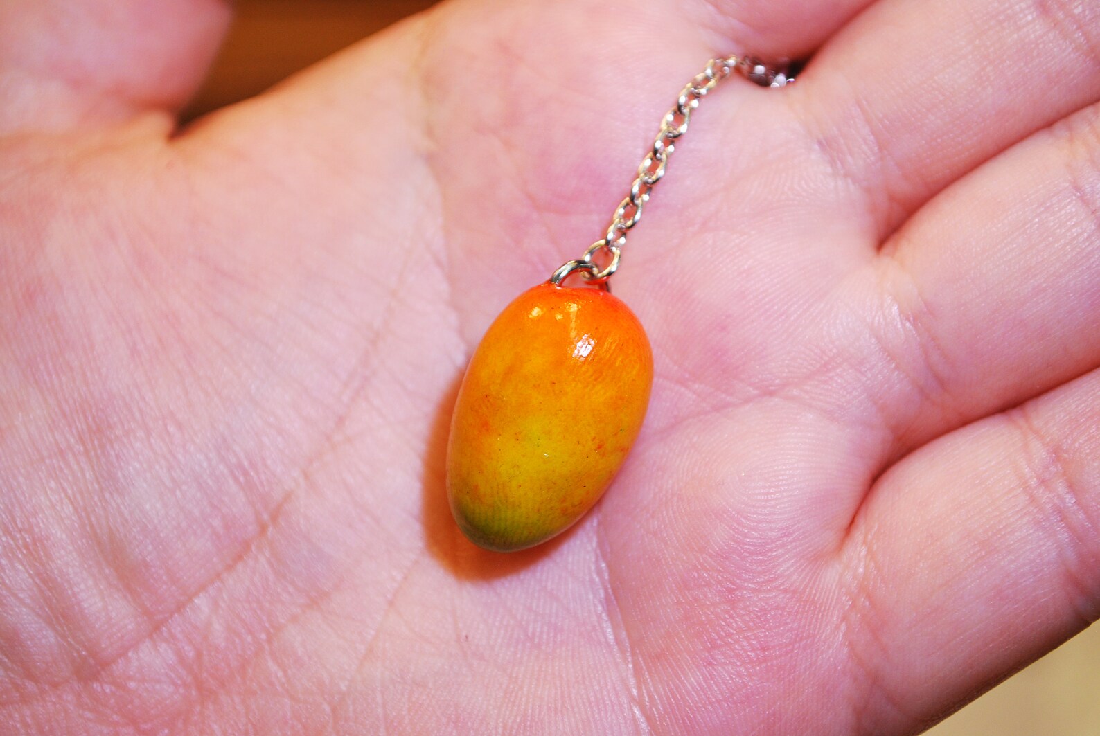 Mango Keychain | Tropical Fruit Keychain | Summer Vibes Accessory ...