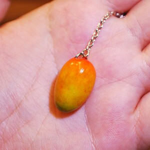 Mango Keychain | Tropical Fruit Keychain | Summer Vibes Accessory ...