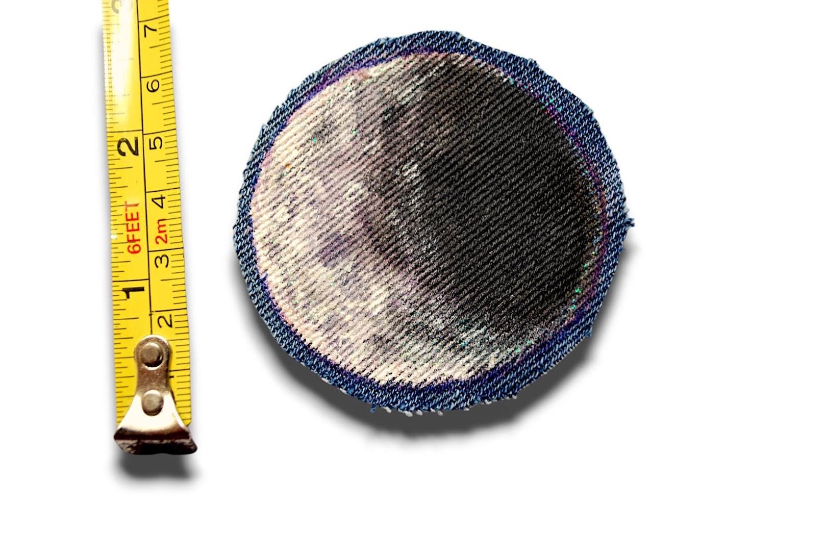 Moon Patch – Hand Painted Accessory – Denim Patch for Jackets & Bags - Etsy