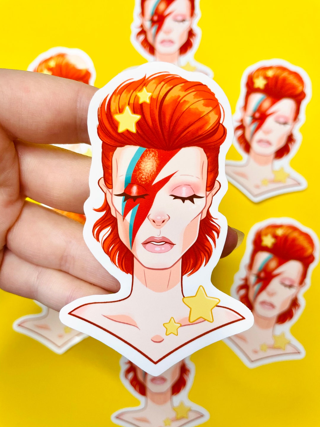 David Bowie Sticker Waterproof Decal - Etsy
