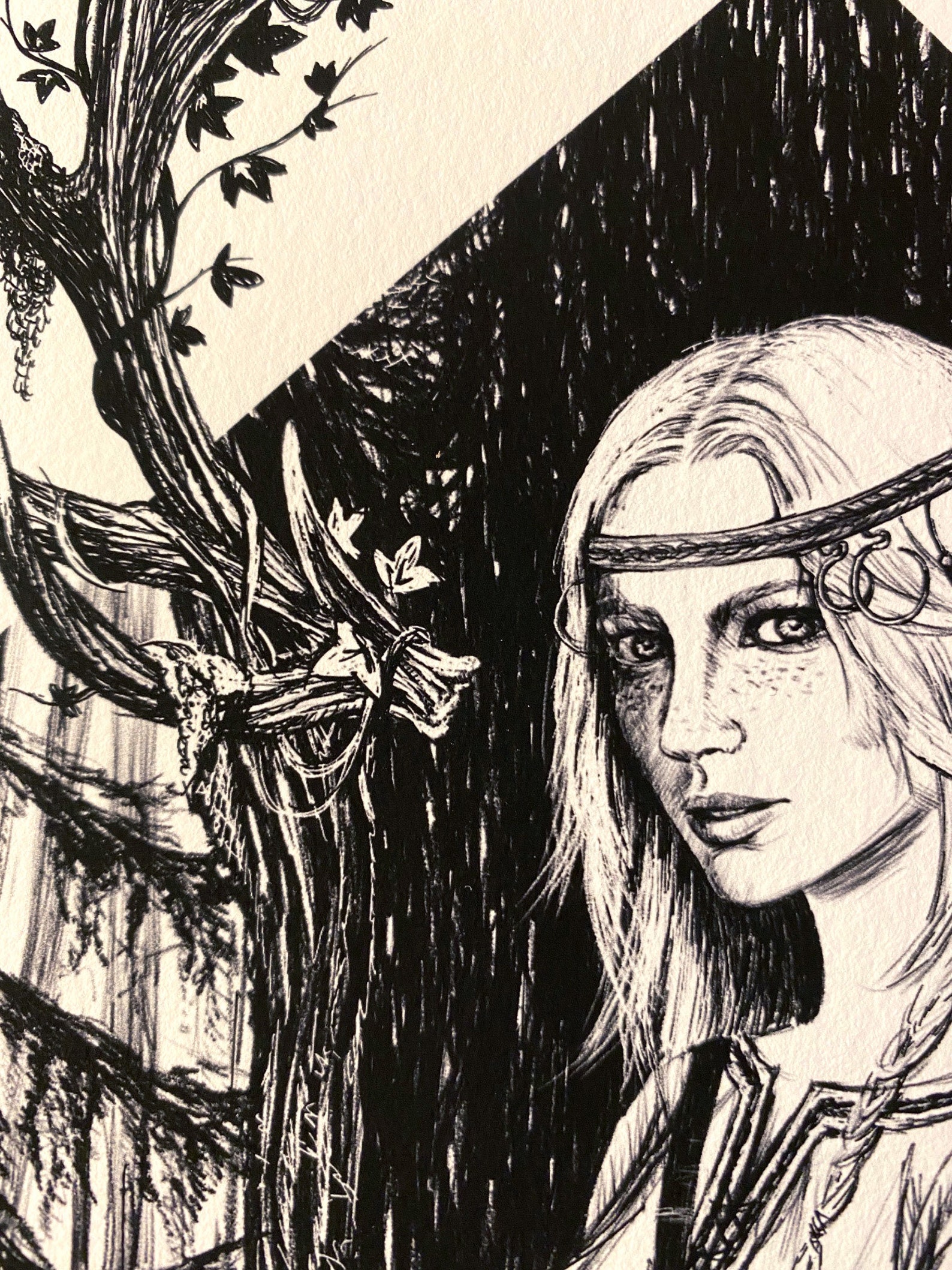 Devana. Slavic Goddess. 30x40 Cm Print. Graphic Art. Giclee - Etsy Sweden