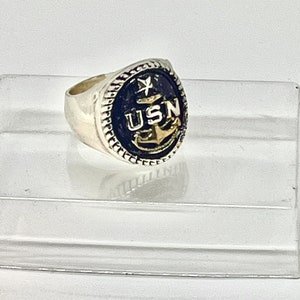 Senior Chief Ring, Navy - Etsy